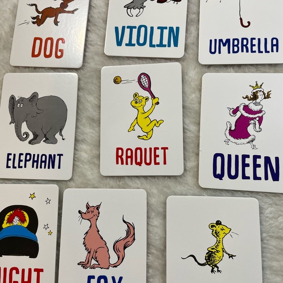 Toys | Dr Seuss Alphabet Flash Cards | Poshmark